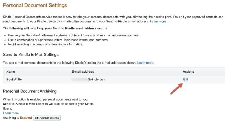 Learn How To Change Your "Send to Kindle" Email Address!